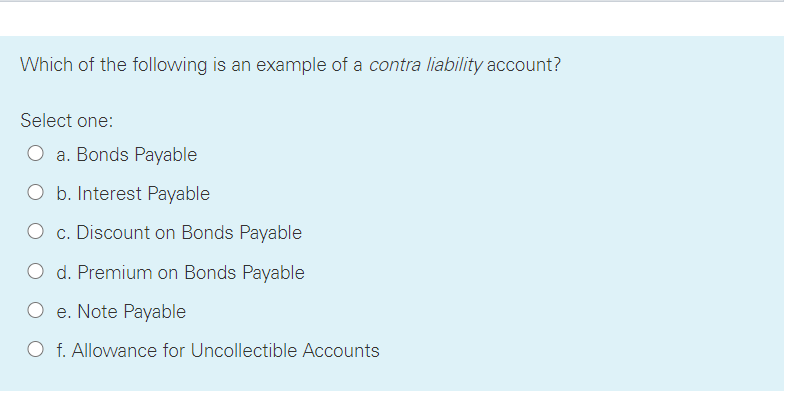 Solved Which of the following is an example of a contra | Chegg.com