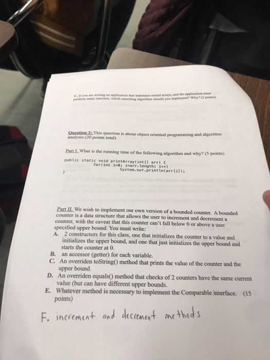 Solved which is why why Question 3: This question is about | Chegg.com