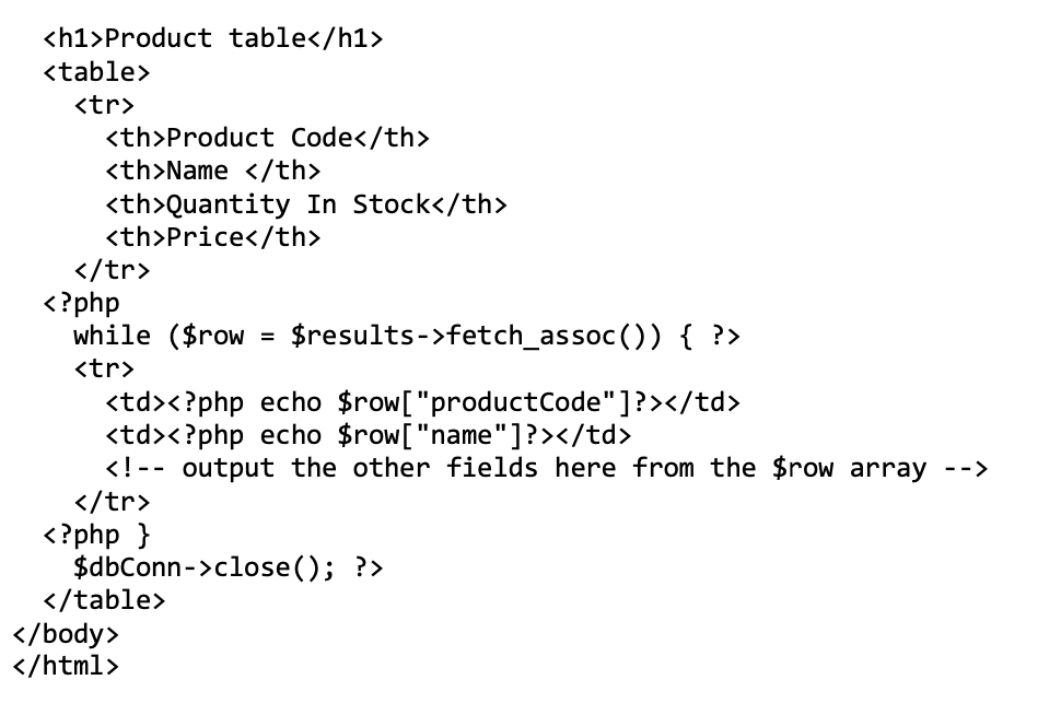 Solved Before you start: 1. Upload the html and php files | Chegg.com