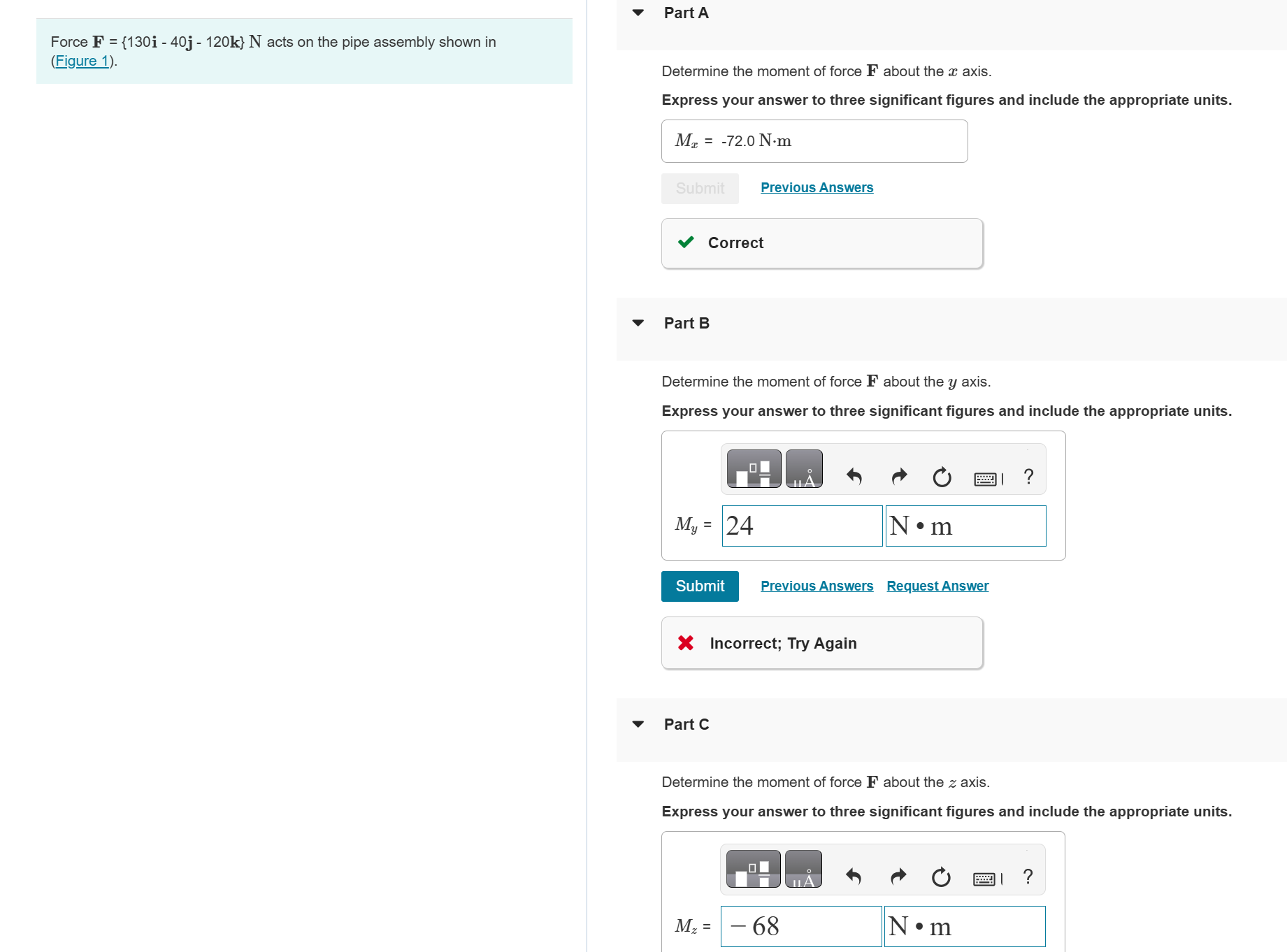 Solved Force | Chegg.com