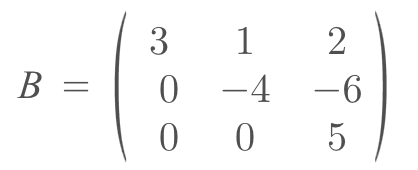 Solved matrix A row reduces to B, using the row ops: 2 | Chegg.com
