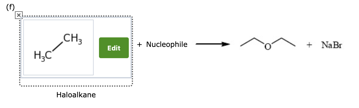 Solved Given that NaBr is a product of each reaction, draw | Chegg.com
