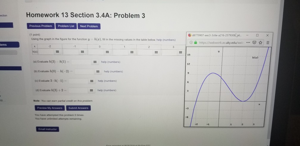Solved Homework 13 Section 3.4A: Problem 3 ection Previous | Chegg.com
