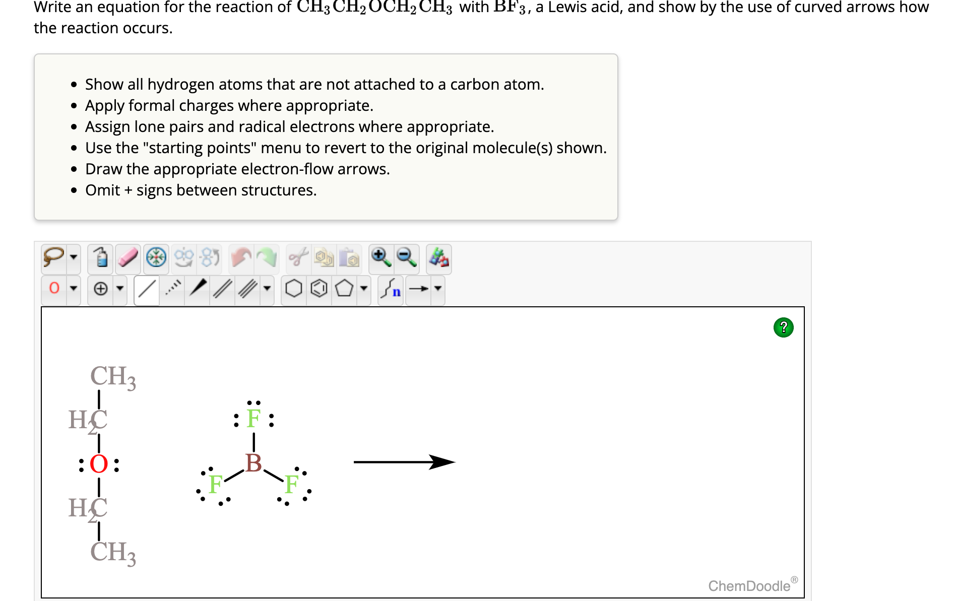 Solved Write an equation for the reaction of CH3CH2OCH2CH3 | Chegg.com