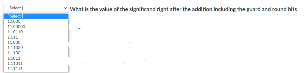 Solved Consider the following two floating point numbers | Chegg.com