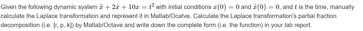 Solved remember it is needed to solve by Matlab/ octave | Chegg.com