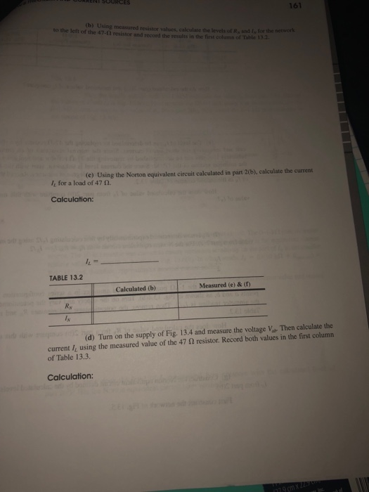 Solved Part 2 Determining Rw and I (a) Construct the network | Chegg.com