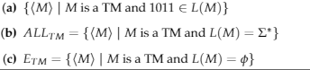 Solved Use Rice’s theorem to prove the undecidability of | Chegg.com