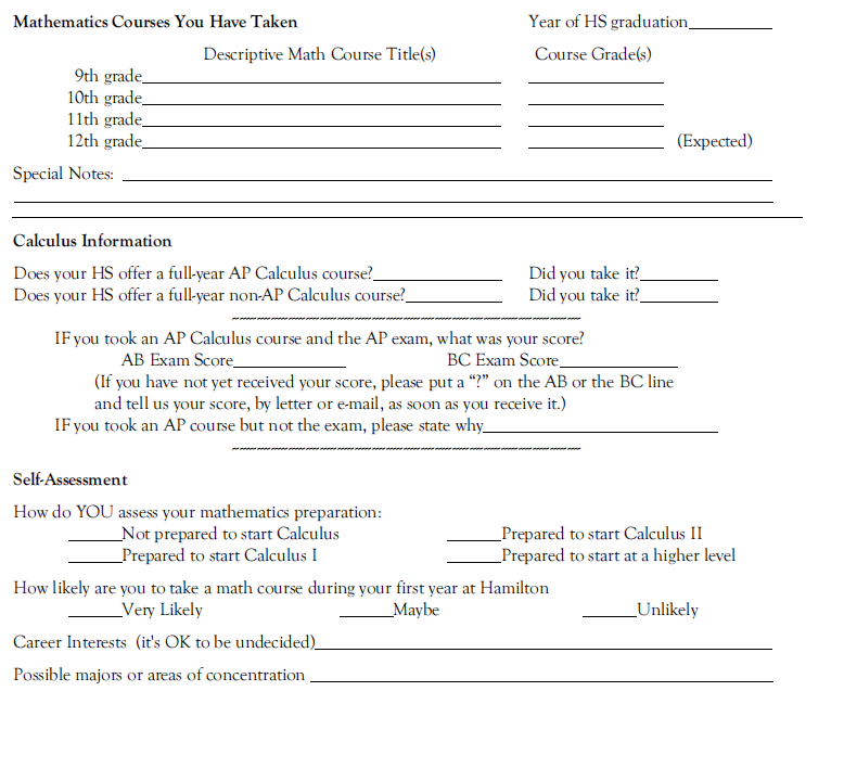 Solved IF you took an AP Calculus course and the AP exam, | Chegg.com