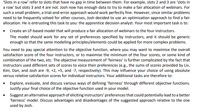 At Aston University, four instructors teach | Chegg.com
