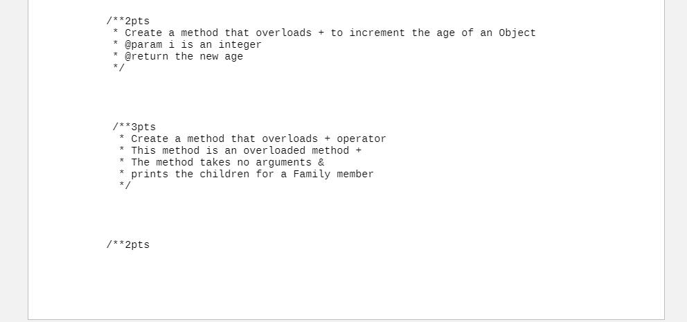 Solved * /**Programs covers classes, Objects, methods and | Chegg.com