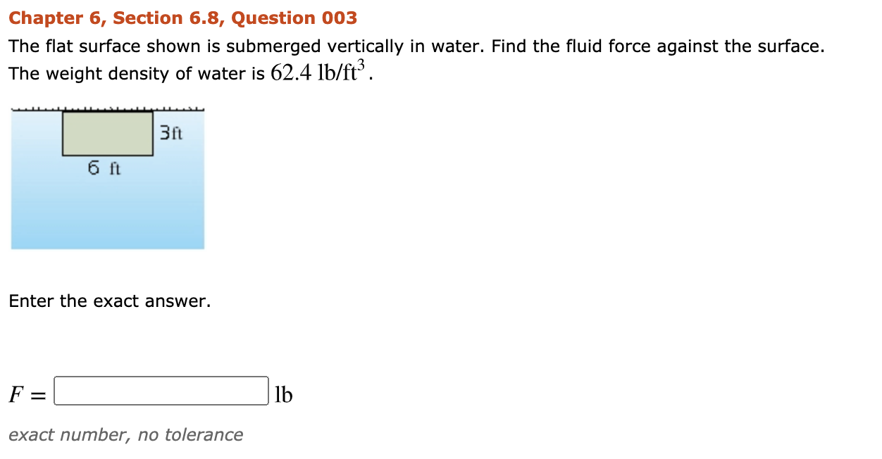 Solved The flat surface shown is submerged vertically in | Chegg.com