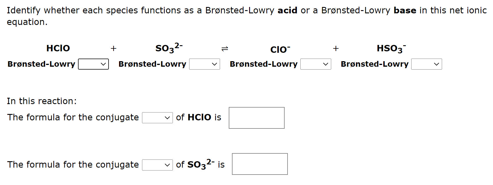 Solved Identify whether each species functions as | Chegg.com Solved Identify whether each species functions as | Chegg.com
