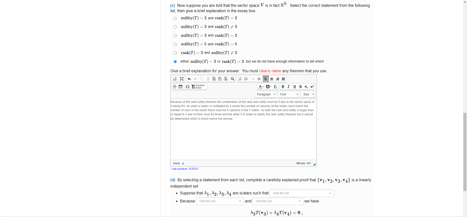 Solved Let V and W be vector spaces, and let T:V→W be a | Chegg.com