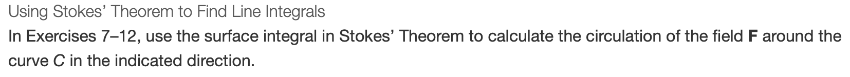Solved Using Stokes' Theorem to Find Line Integrals In | Chegg.com