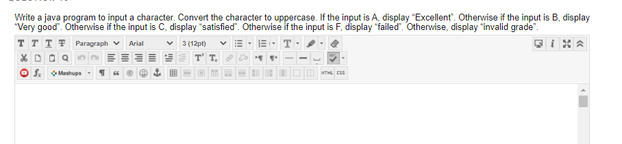 Solved Write a java program to input a character. Convert | Chegg.com
