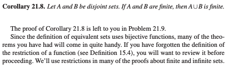 Solved Problem 22.13. Let A, B, and C be finite sets. (a) | Chegg.com