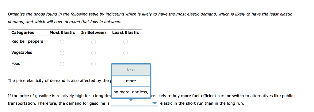 Solved good without any close substitutes likely to have | Chegg.com