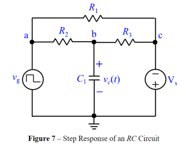 Solved Figure 7 - Step Response of an RC CircuitCreate a | Chegg.com