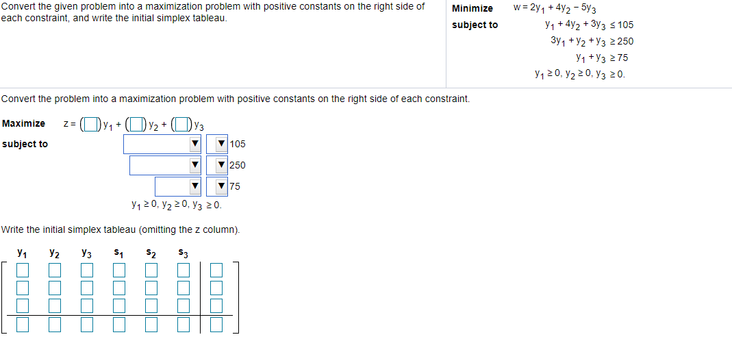 Solved Minimize Convert the given problem into a | Chegg.com