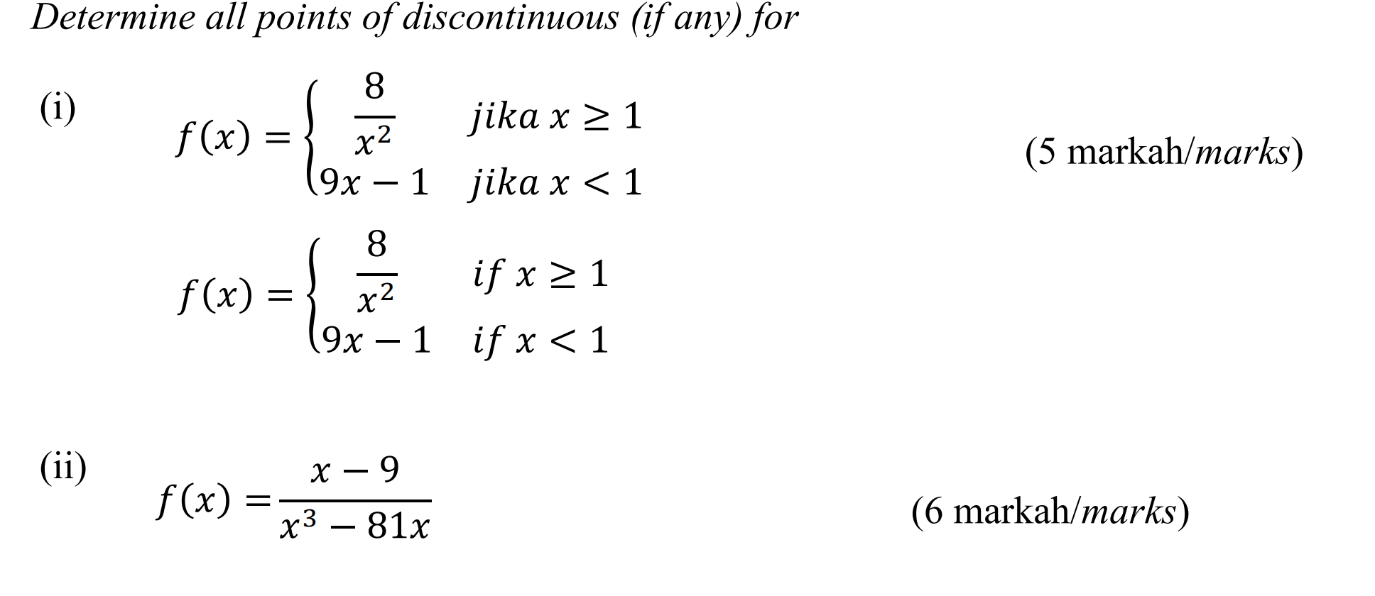 Solved Using The Conditions Of Continuity Determine Whether