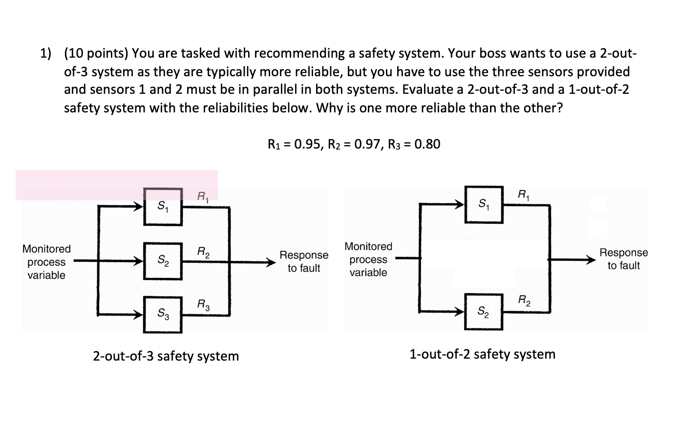 Solved 1) (10 points) You are tasked with recommending a | Chegg.com