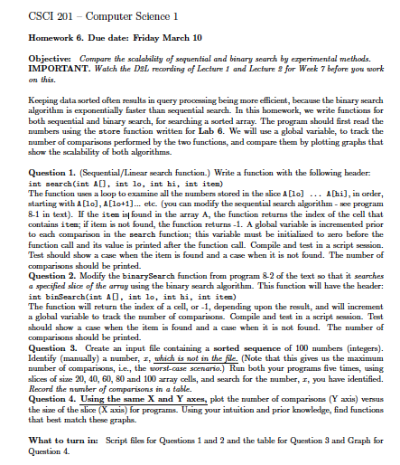 Solved CSCI 201 – Computer Science 1 Homework 8. Due date: | Chegg.com