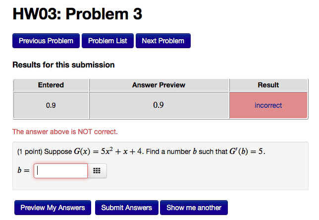 Solved HW03: Problem 3 Previous Problem Problem List Next | Chegg.com