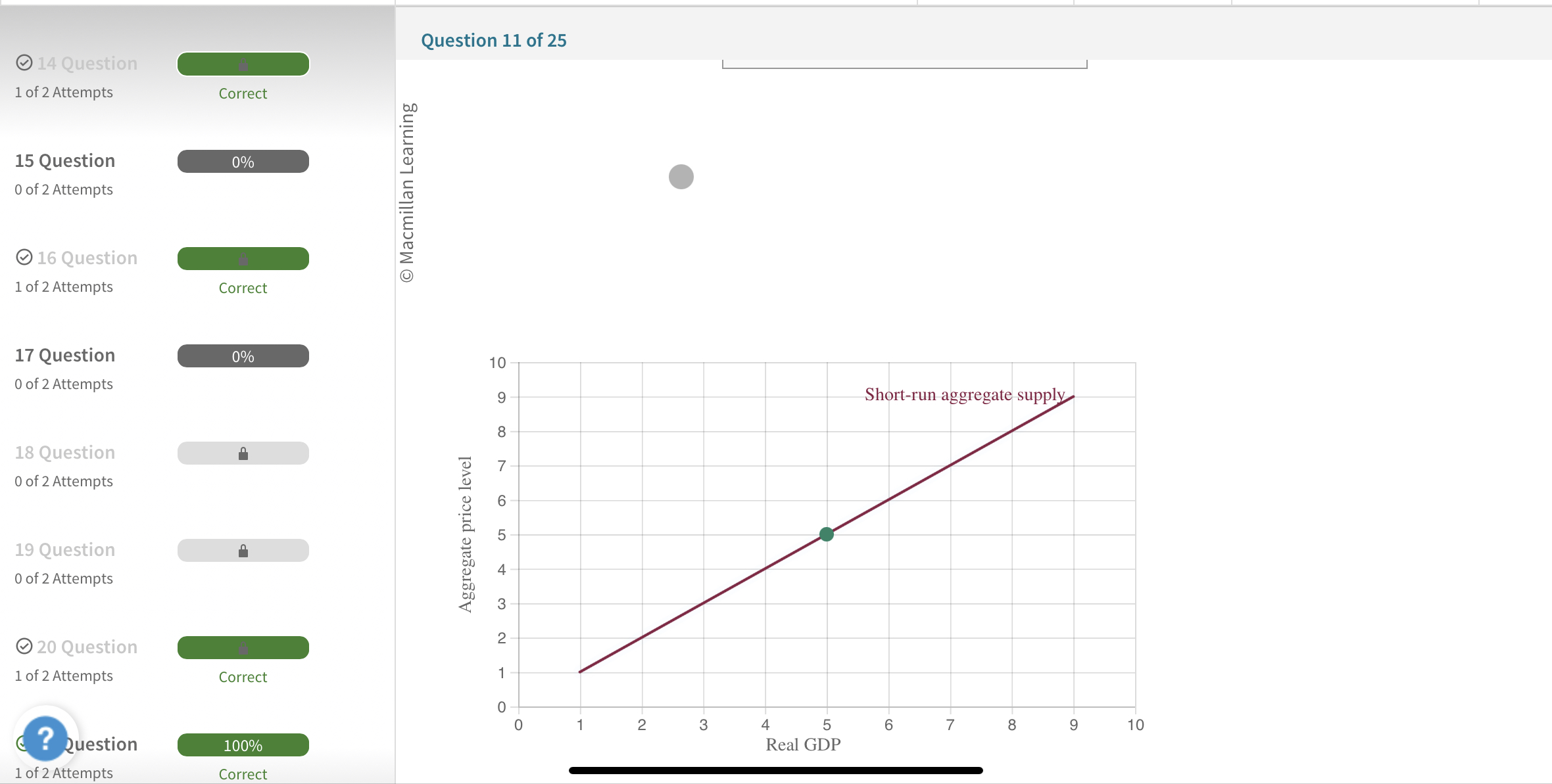 Solved Question 11 Of 25 Complete The Statement With The 