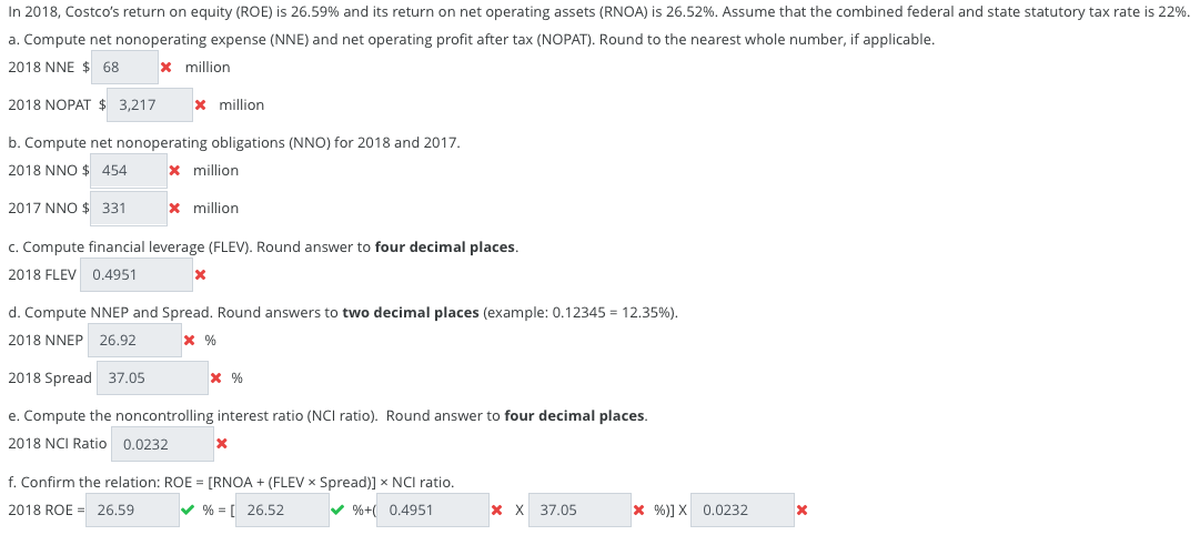 Solved 68 Balance sheets and income statements for Costco | Chegg.com