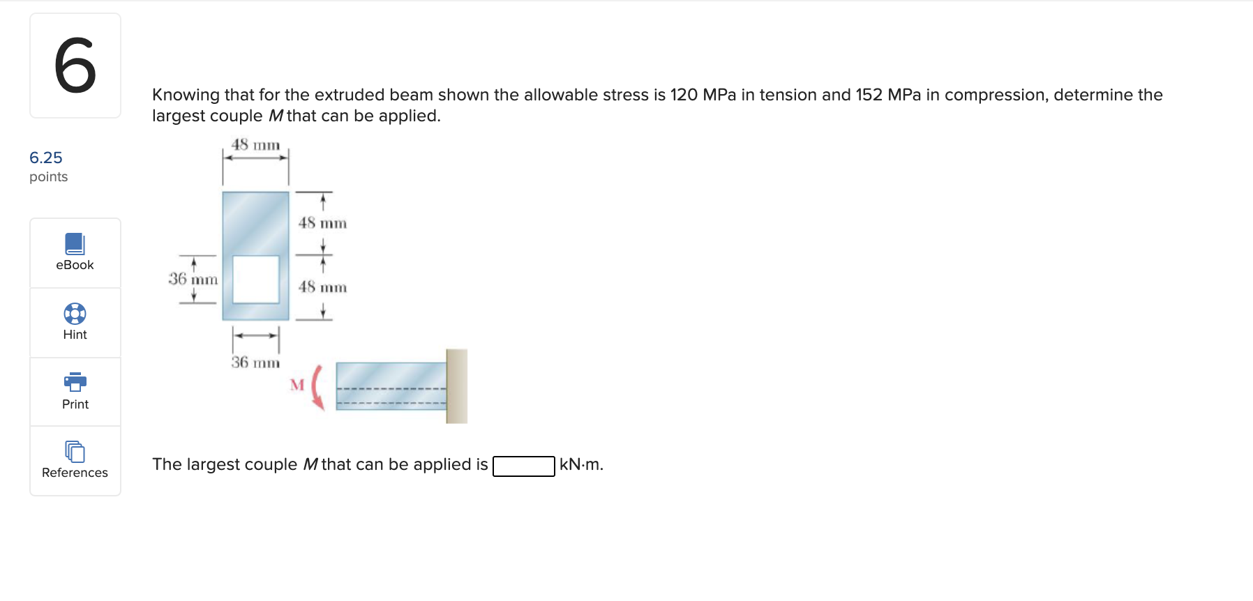 Solved 4 Two vertical forces, each of magnitude P= 23 kips, | Chegg.com
