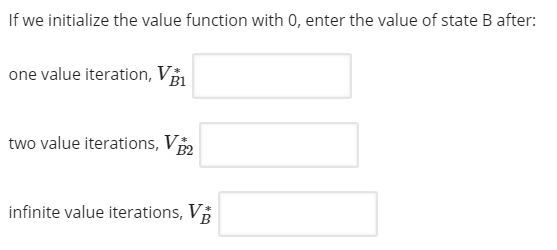 1 Value Iteration For Markov Decision Process 
