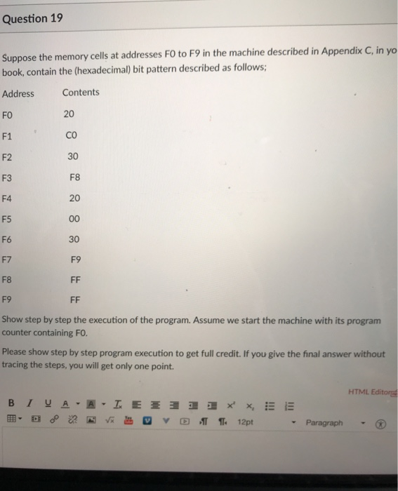 Solved laroche.instructure.com Question 19 5 pts Suppose the | Chegg.com