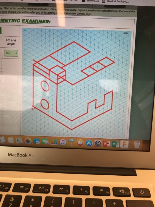 Solved Can you show how to design an isometric view from | Chegg.com