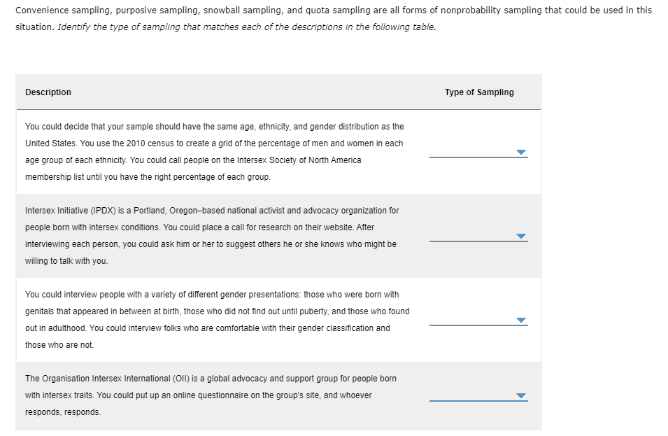 Solved Attempts Keep the Highest / 4 1. Nonprobability | Chegg.com
