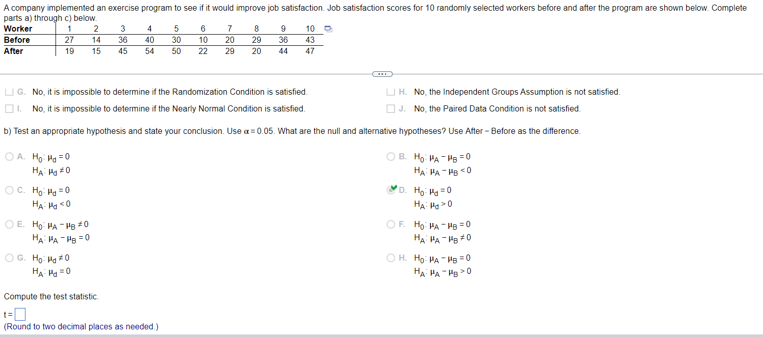 Solved G. No, it is impossible to determine if the | Chegg.com