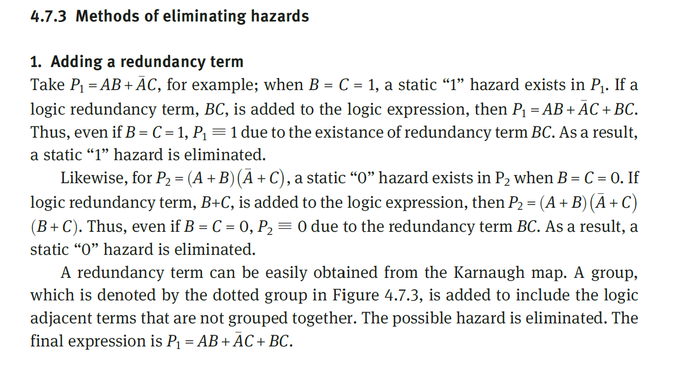 Solved There are three methods of eliminating hazards. One | Chegg.com