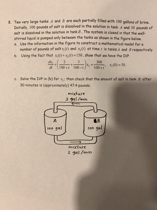Solved 8. Two very large tanks A and B are each partially | Chegg.com