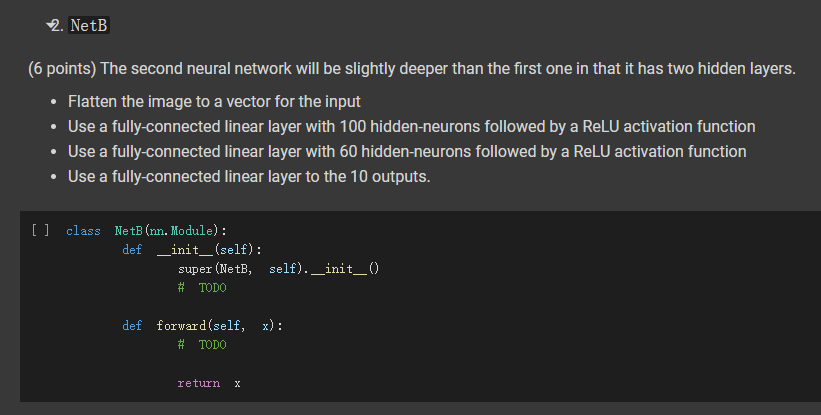 Solved (4 points) The first neural network you have to | Chegg.com
