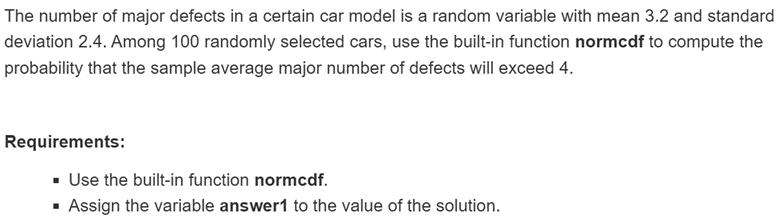 Solved The number of major defects in a certain car model is | Chegg.com