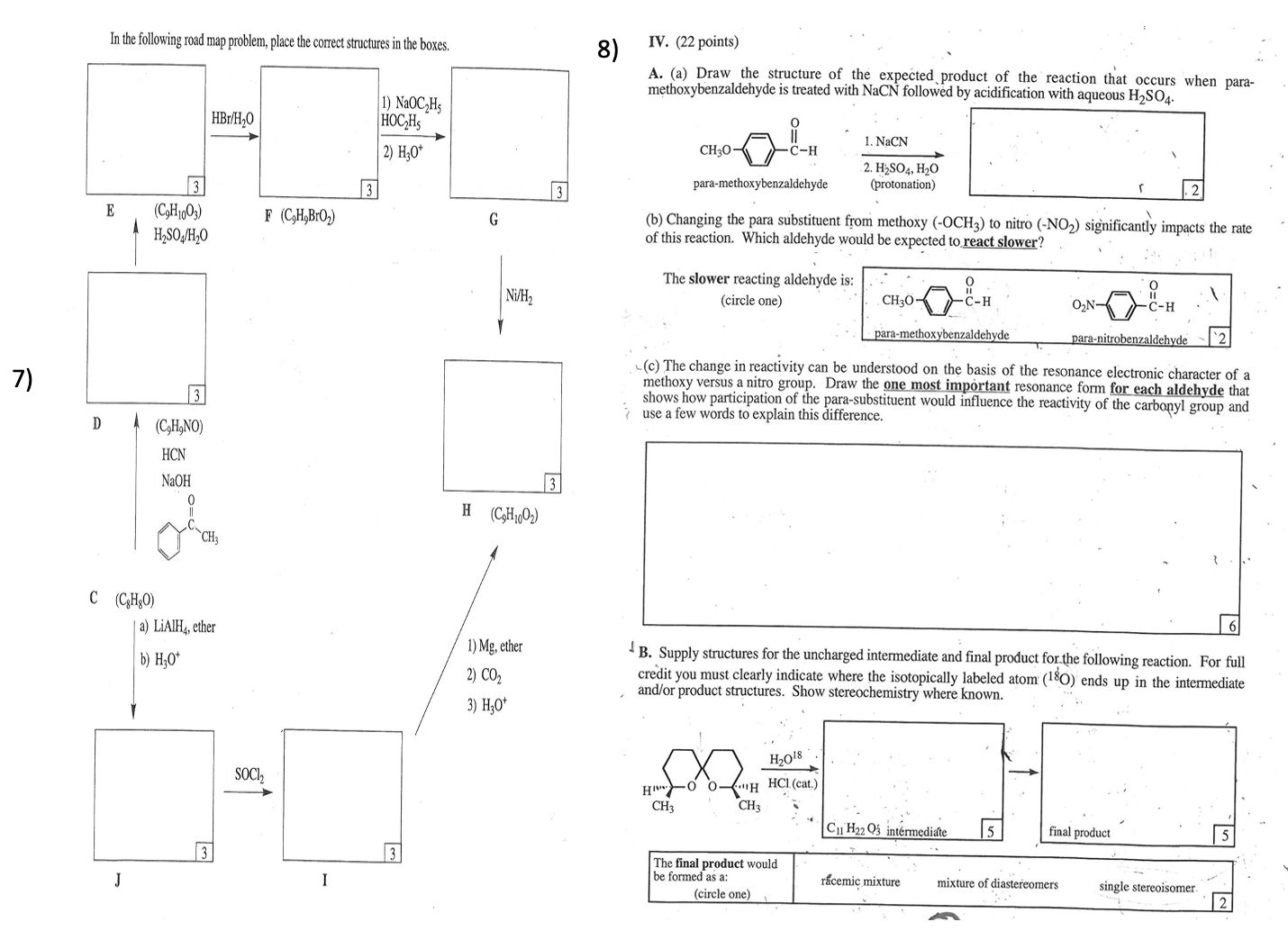 Solved In the following road map problem, place the correct | Chegg.com