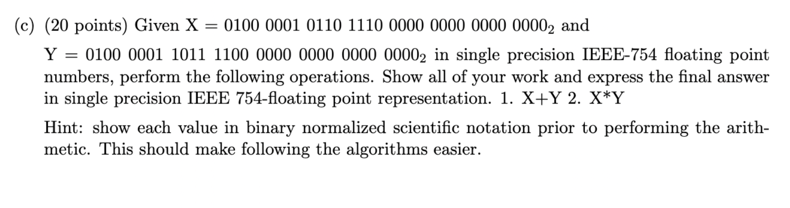 Solved (c) (20 points) Given | Chegg.com Solved (c) (20 points) Given | Chegg.com