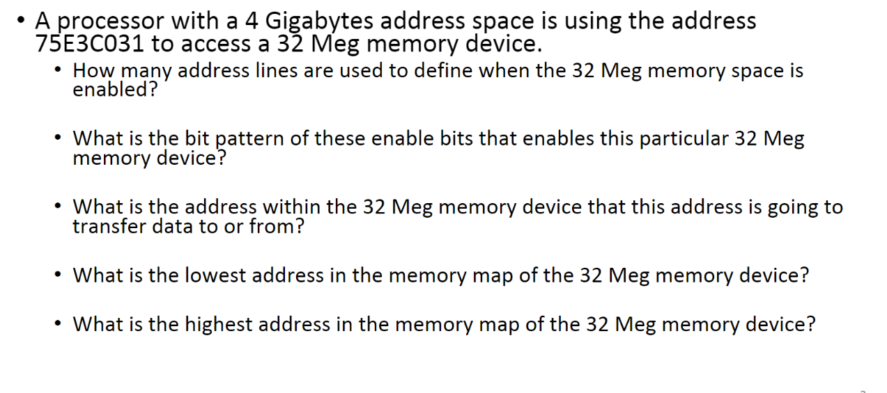 Solved • A processor with a 4 Gigabytes address space is | Chegg.com