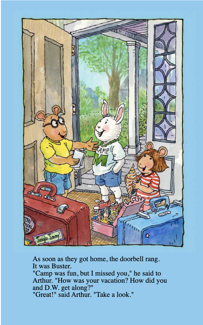 Solved MARC BROWN ARTHURS FAMILY VACATION * Marc Brown | Chegg.com