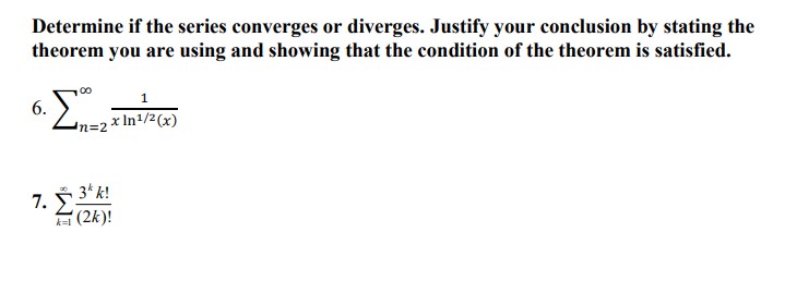 Solved Determine if the series converges or diverges. | Chegg.com