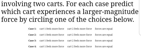 Solved 1) Two carts of equal mass colliding. The first of | Chegg.com