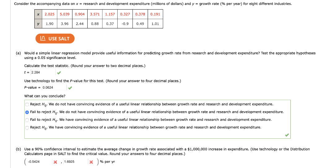 Solved pls help me with part b, I can't seem to get the | Chegg.com
