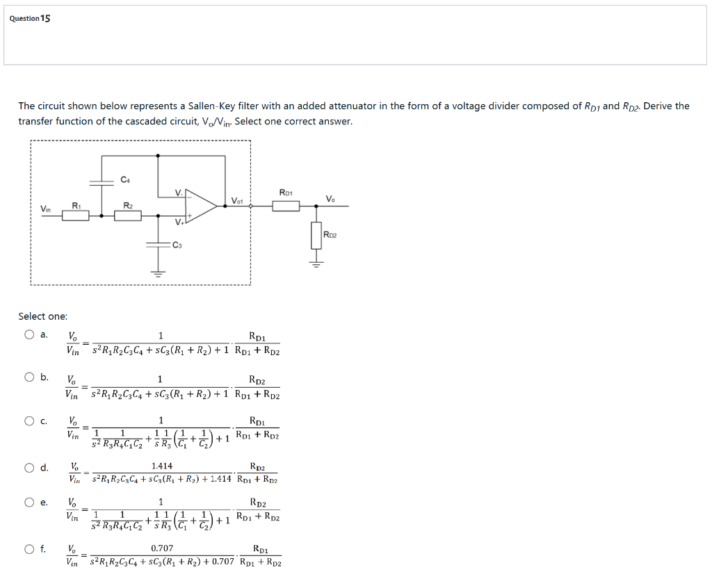 Solved The system shown in the block diagram above has the | Chegg.com