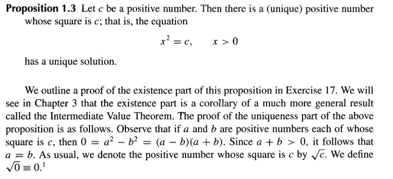 Solved Let c be a positive number. Prove that there is a | Chegg.com