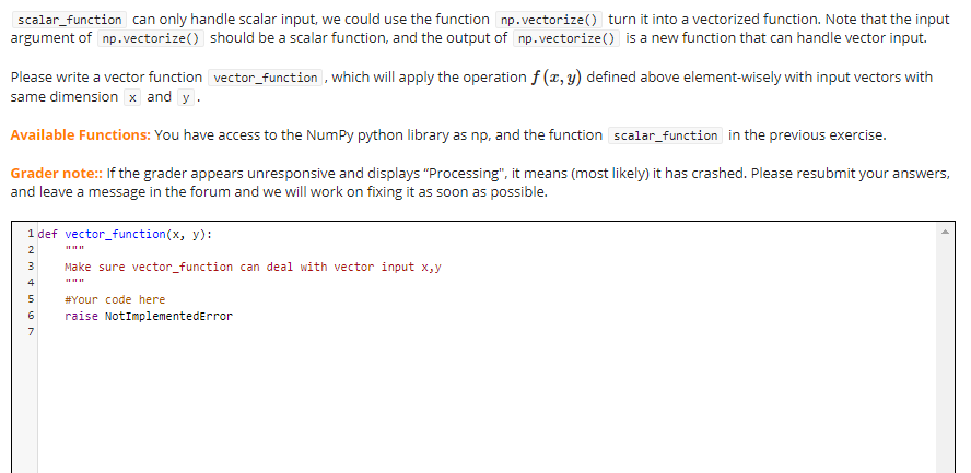 Solved In this exercise, you will learn how to vectorize a | Chegg.com